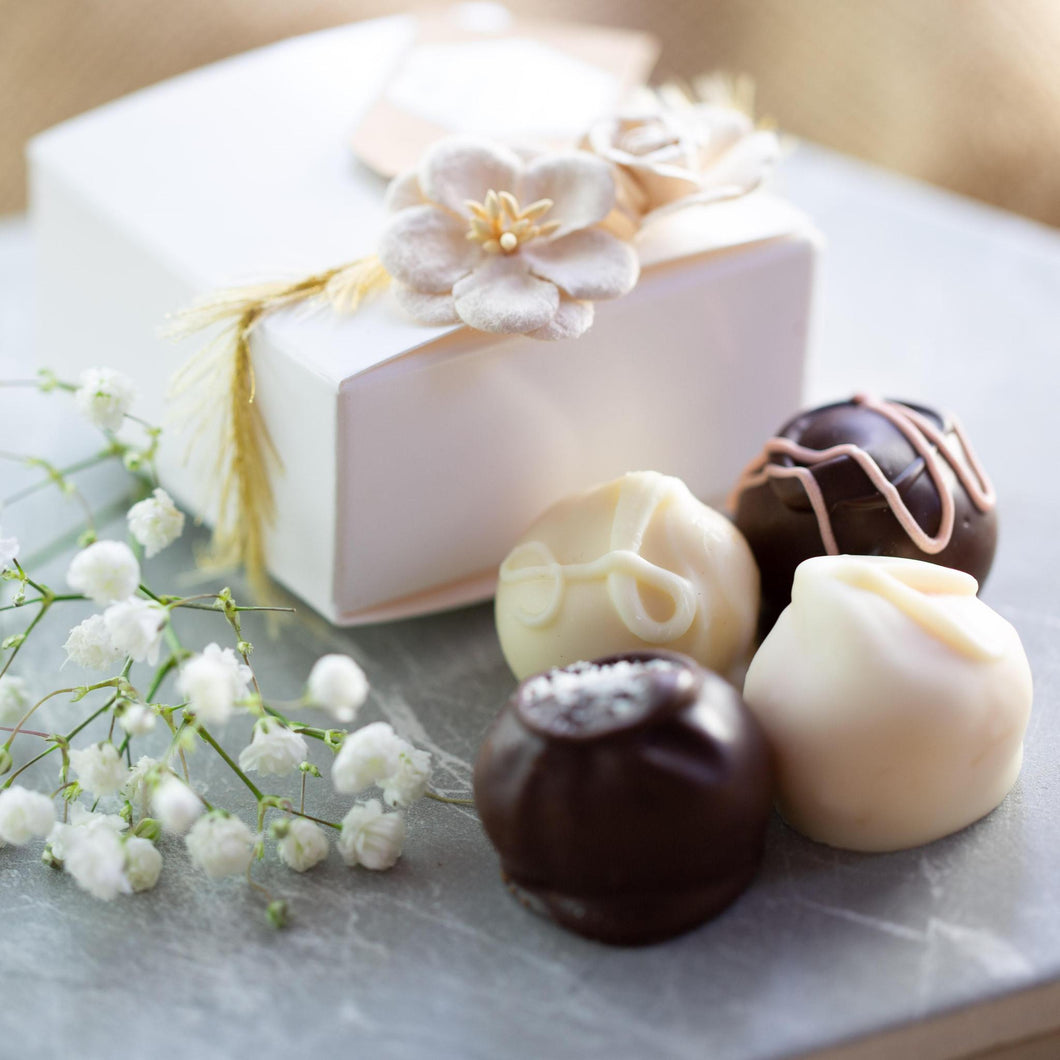 Artisan Crafted Truffles 4pc – Ganong Chocolatier