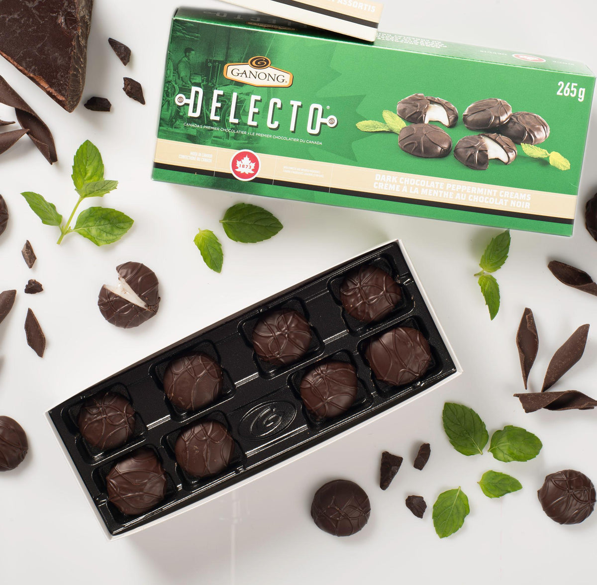 Delecto Peppermint Creams – Ganong Chocolatier